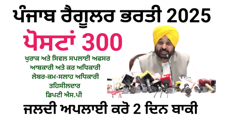 PPSC PCS Recruitment 2025 Apply Online Eligibility,Fee,Last Date ...